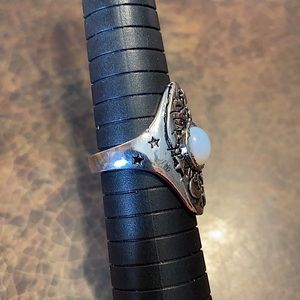 Jewelry | Magic Crystal Ball Moon Stars Ring Witch Hands Channel Spirit ...